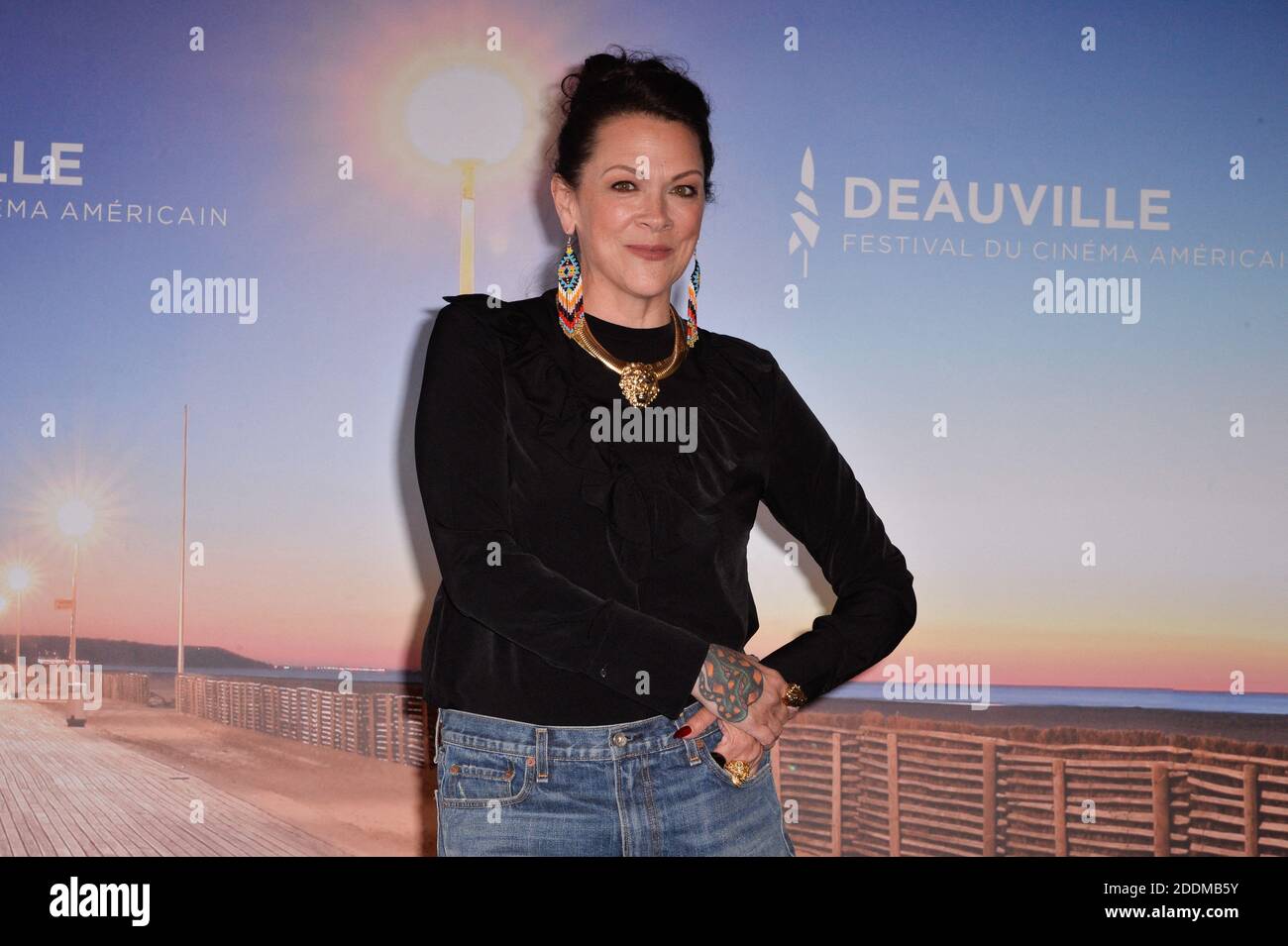 Jennifer Reeder attending a photocall for the movie Knives And Skin ...
