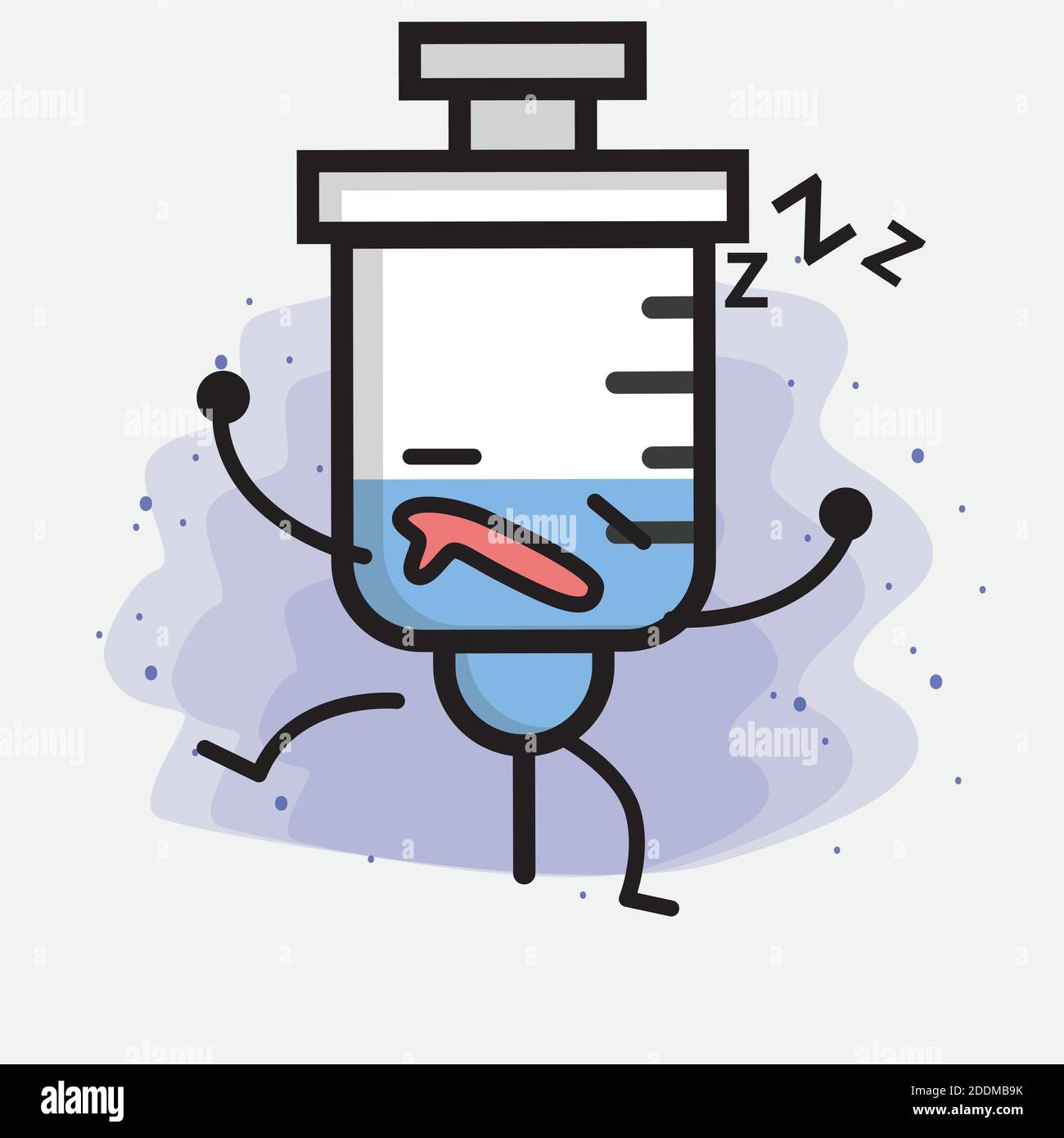 Cute Medical Syringe Vector Icon Illustration Stock Vector Image & Art ...