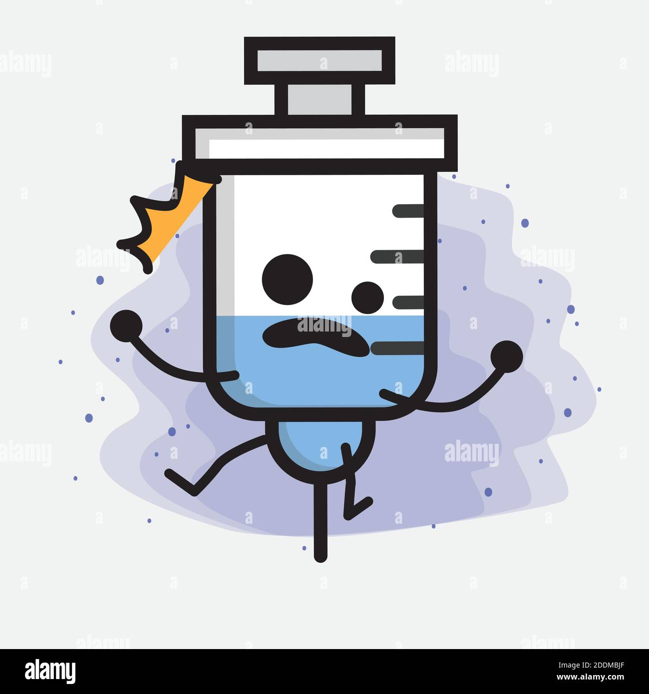 Cute Medical Syringe Vector Icon Illustration Stock Vector Image & Art ...