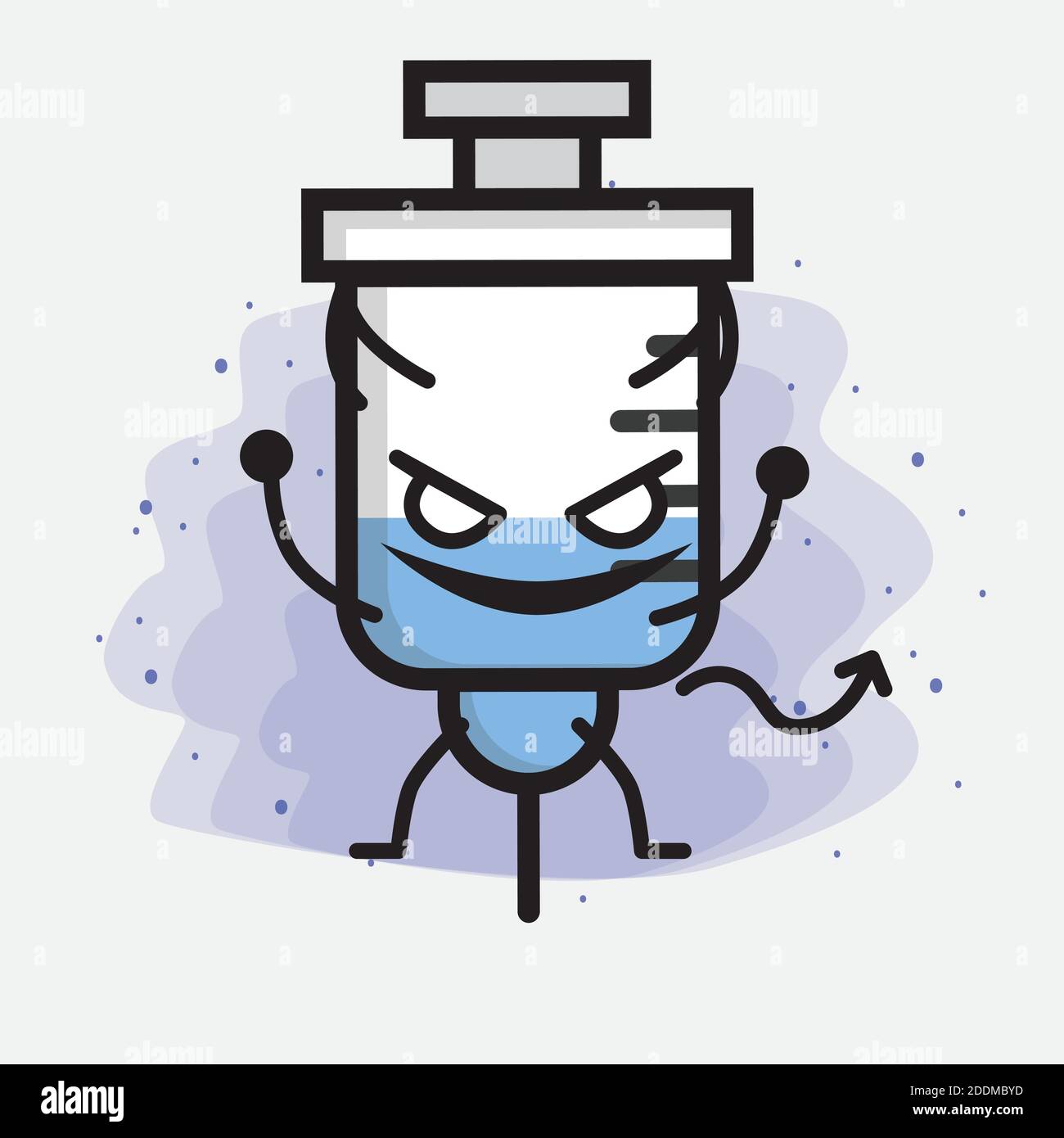 Cute Medical Syringe Vector Icon Illustration Stock Vector Image & Art ...