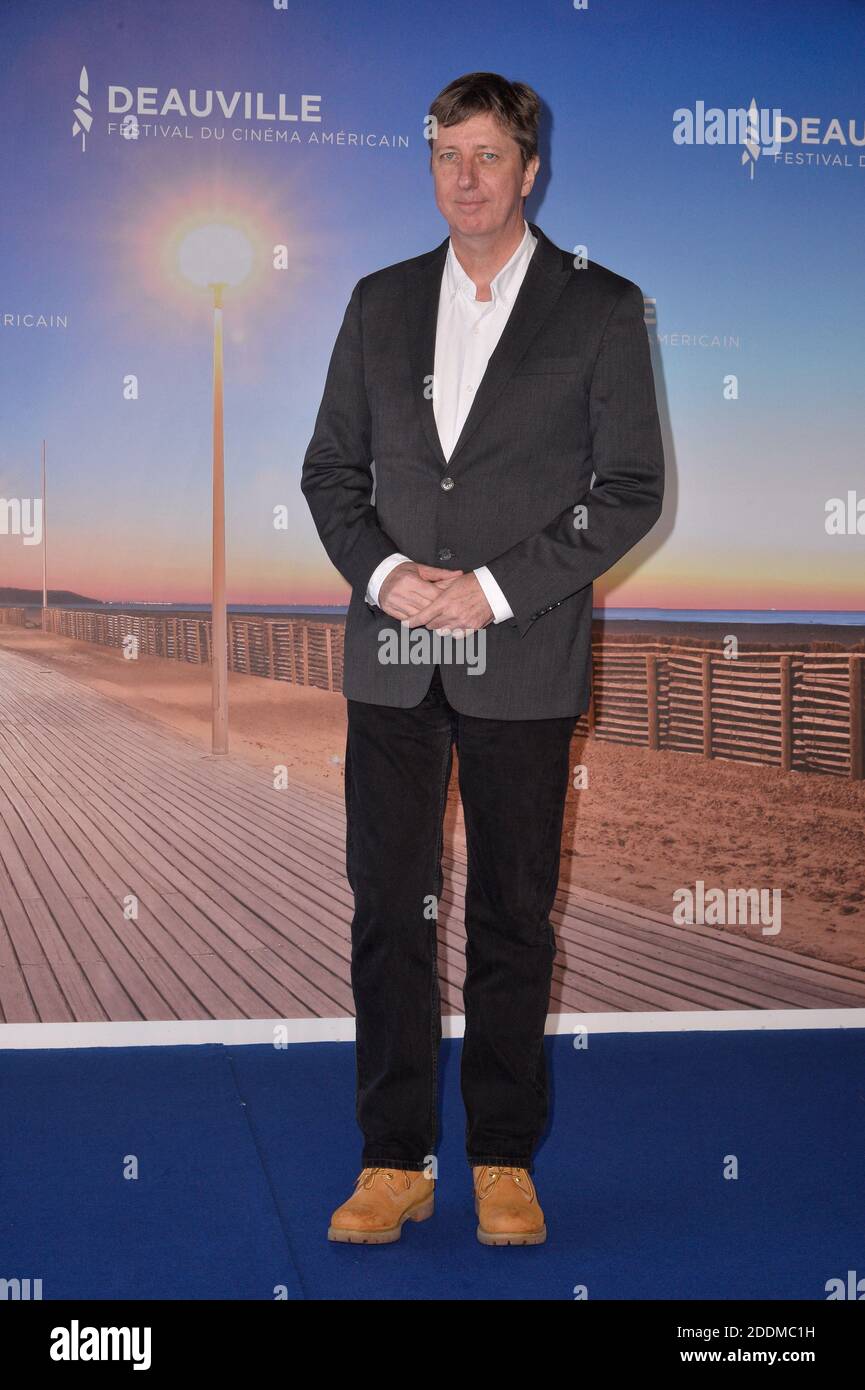 Hal Hartley attending a photocall during the 45th Deauville American ...