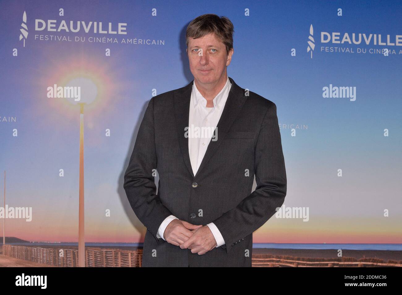 Hal Hartley attending a photocall during the 45th Deauville American ...