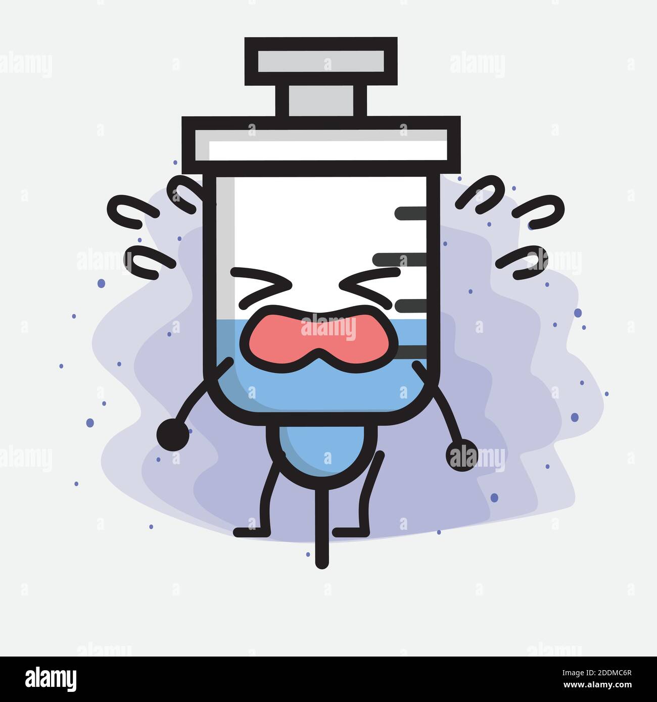 Cute Medical Syringe Vector Icon Illustration Stock Vector Image & Art ...