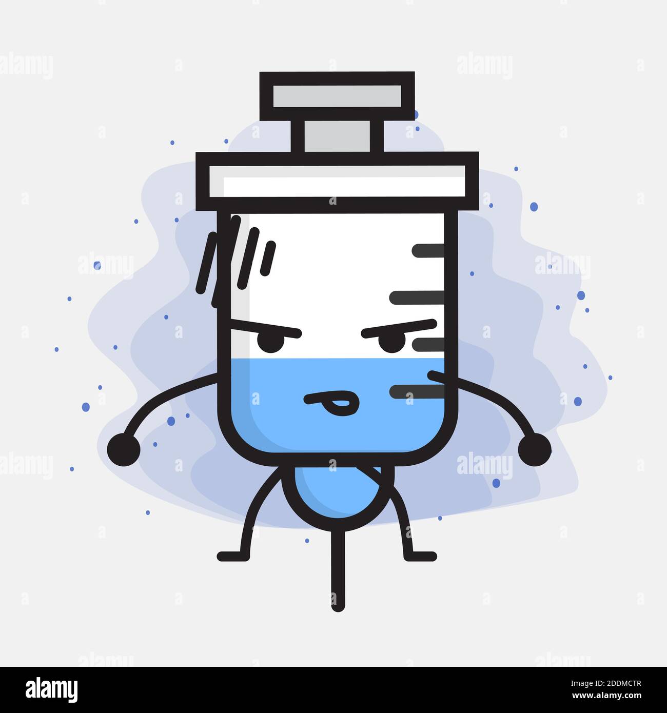 Cute Medical Syringe Vector Icon Illustration Stock Vector Image & Art ...