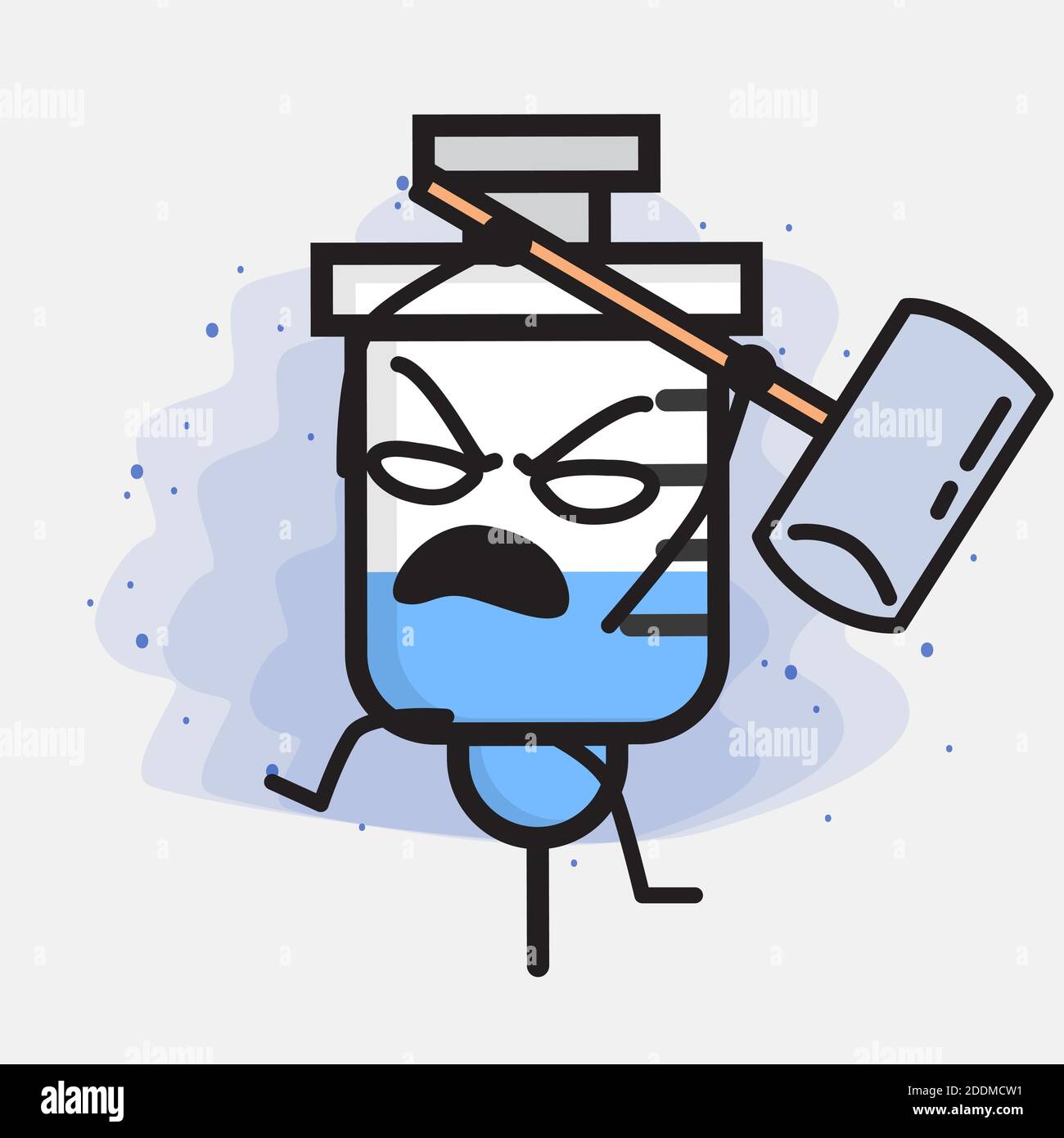 Cute Medical Syringe Vector Icon Illustration Stock Vector Image & Art ...