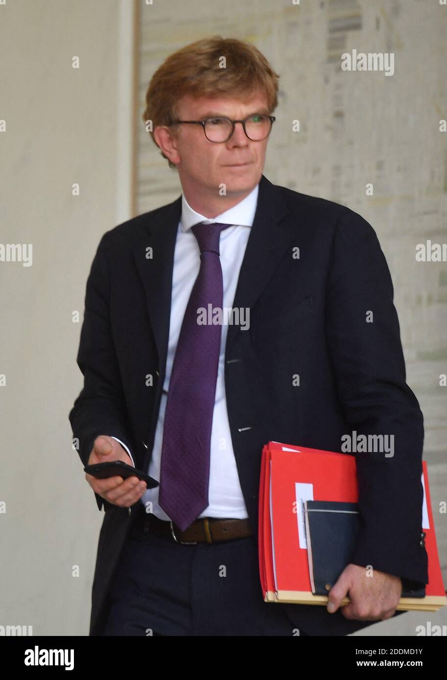 French Junior Minister of Relations with the Parliament Marc Fesneau ...
