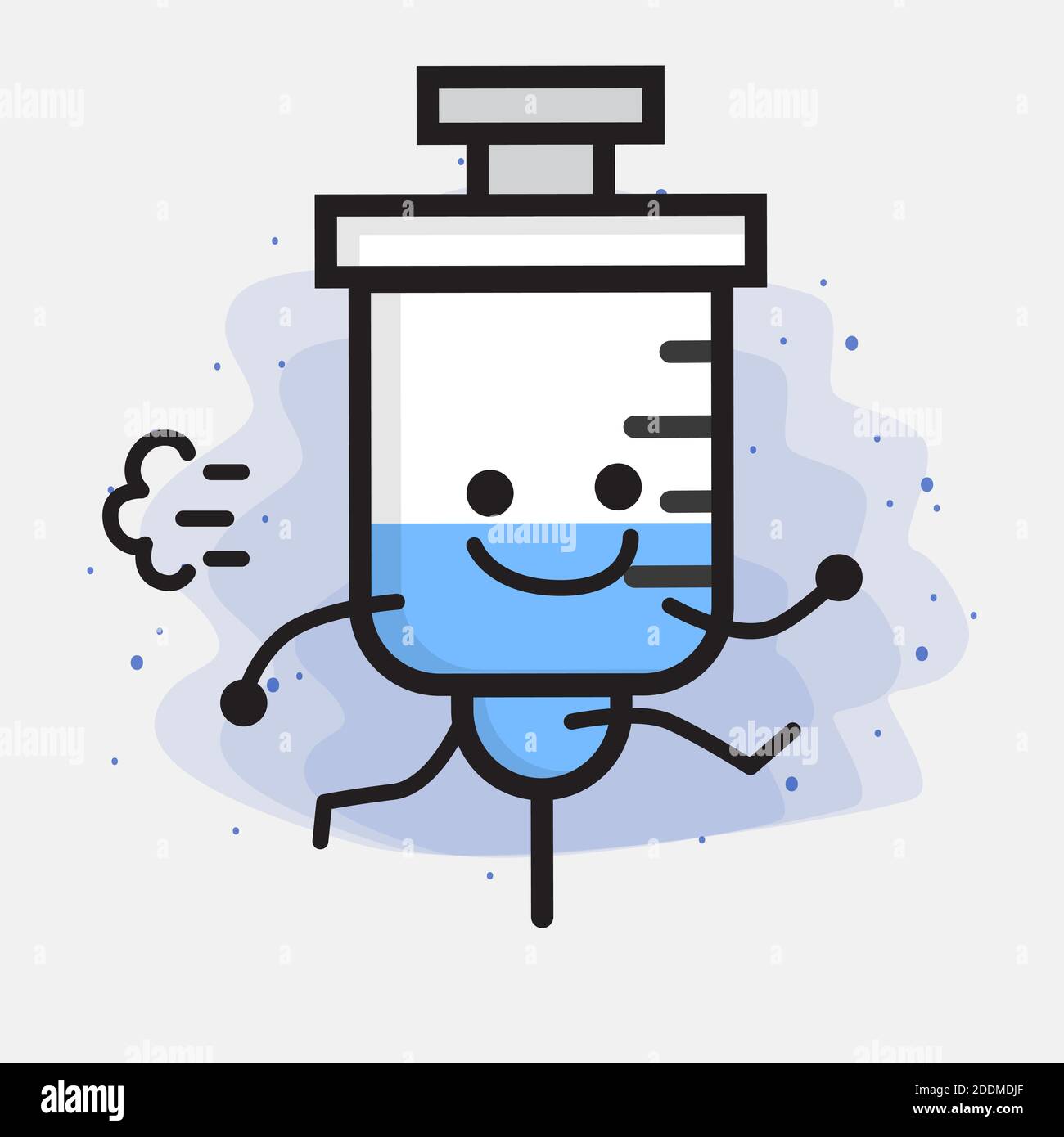 Cute Medical Syringe Vector Icon Illustration Stock Vector Image & Art ...