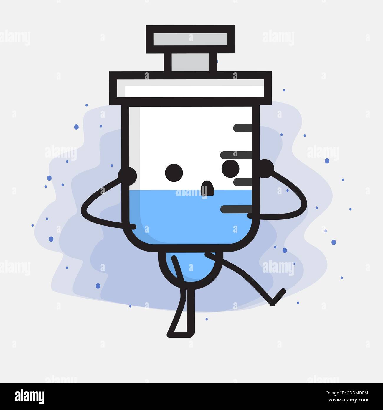 Cute Medical Syringe Vector Icon Illustration Stock Vector Image & Art ...
