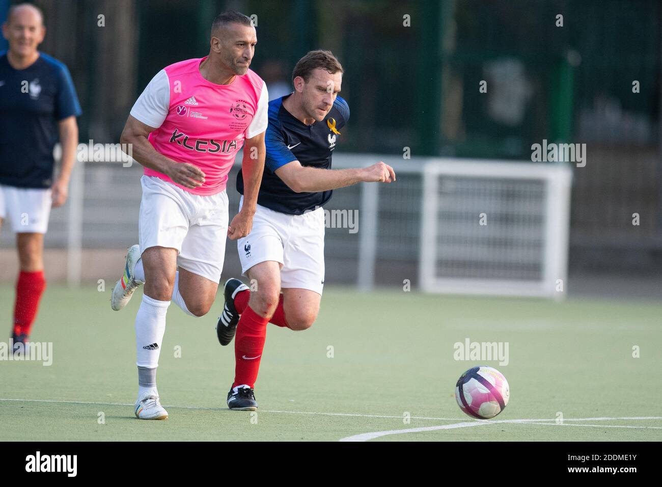 Pierre-Alexandre Anglade in action during the charity football match ...