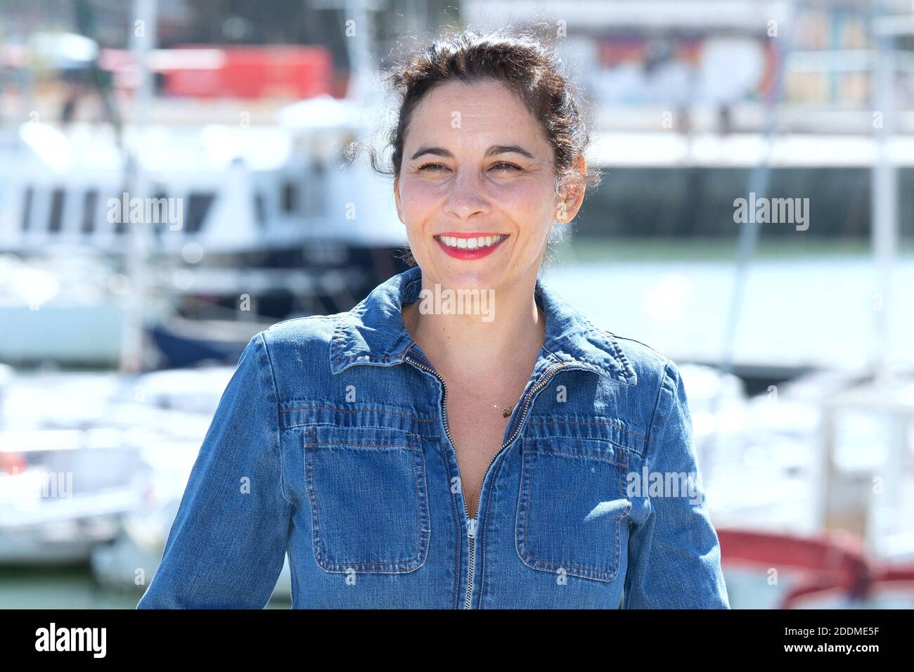 Cecile Rebboah attending a Photocall as part of the 21st Festival of TV ...