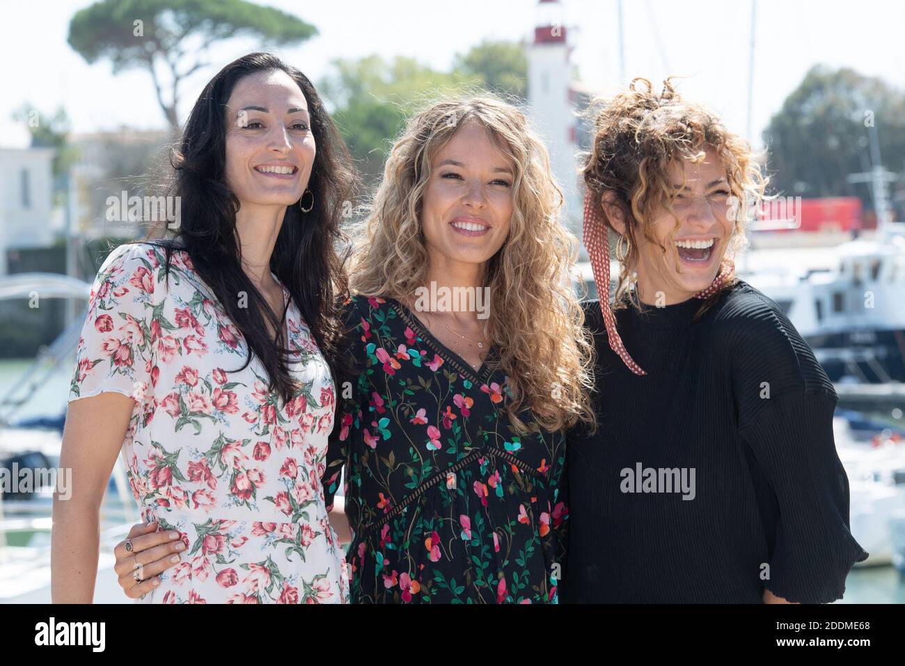 Laetitia Eido, Elodie Fontan and Manon Azem attending a Photocall as ...