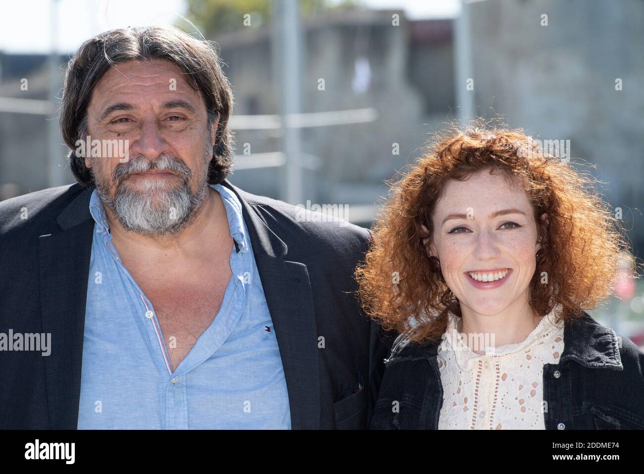 Dominique Thomas and Blandine Bellavoir attending a Photocall as part ...