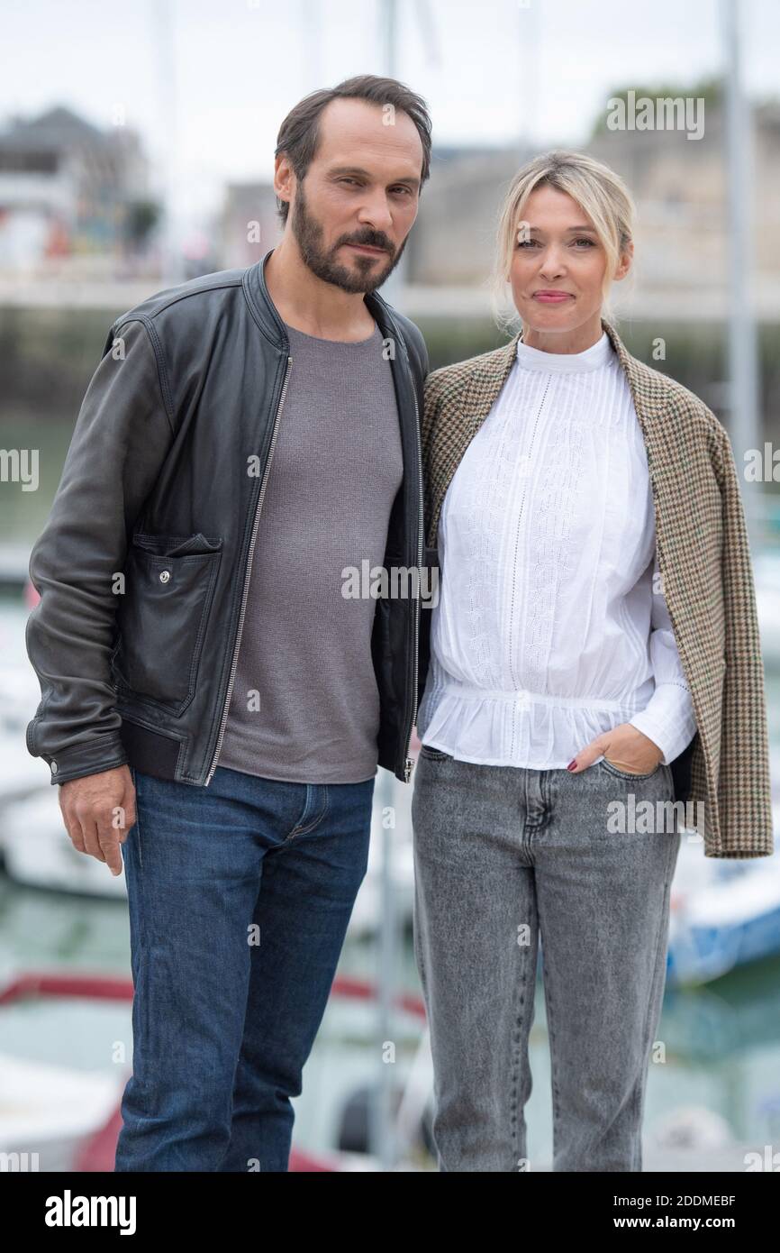 Yannick Choirat and Anne Marivin attending a Photocall as part of the ...