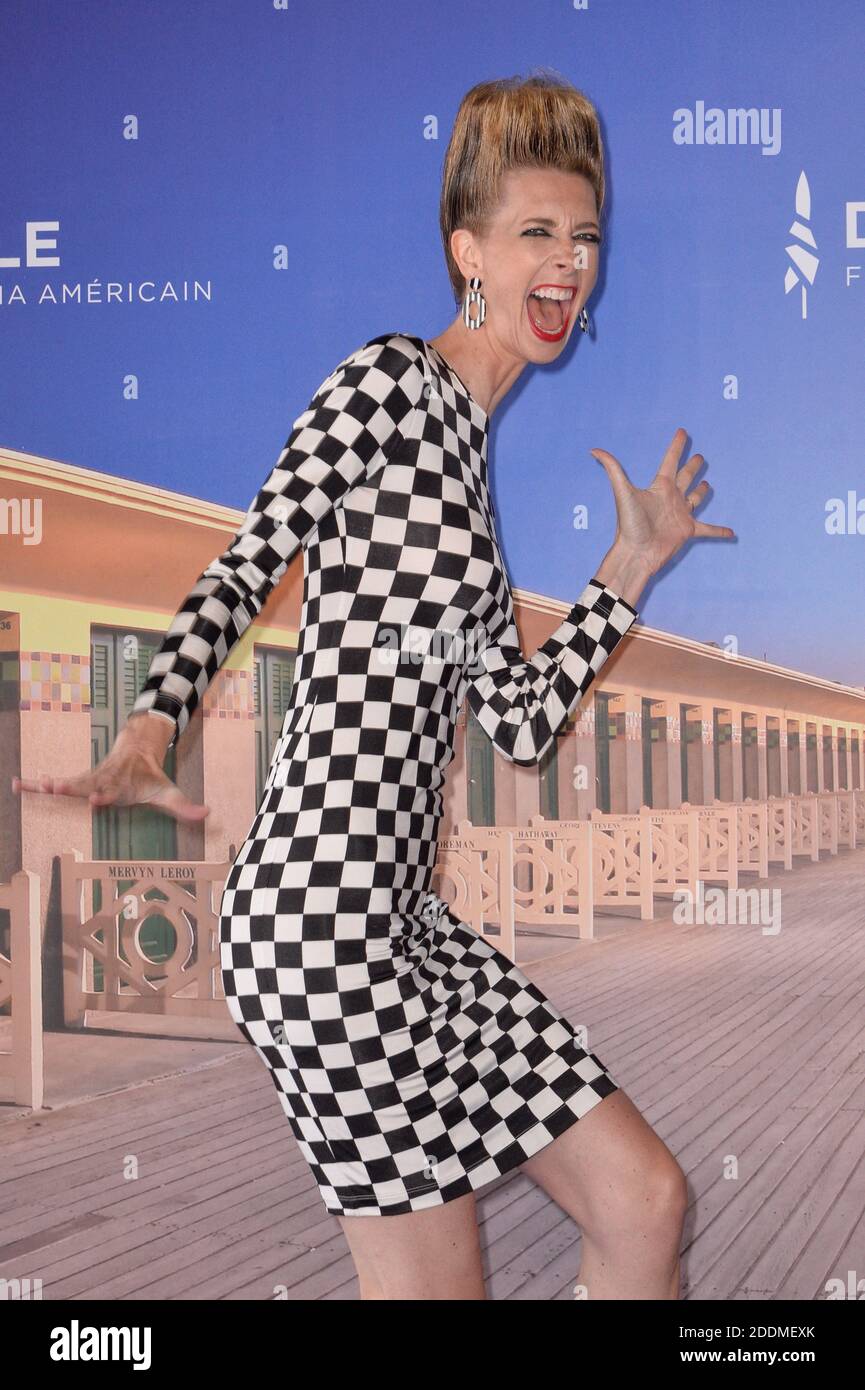 Dawn Luebbe attending a photocall for the movie Greener Grass during ...