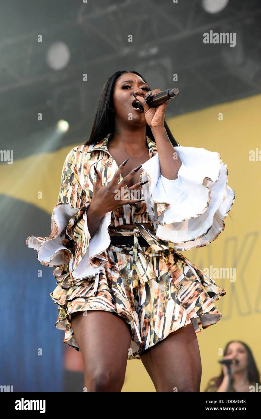 Aya Nakamura performs at the annual Fete de l'Humanite music festival ...