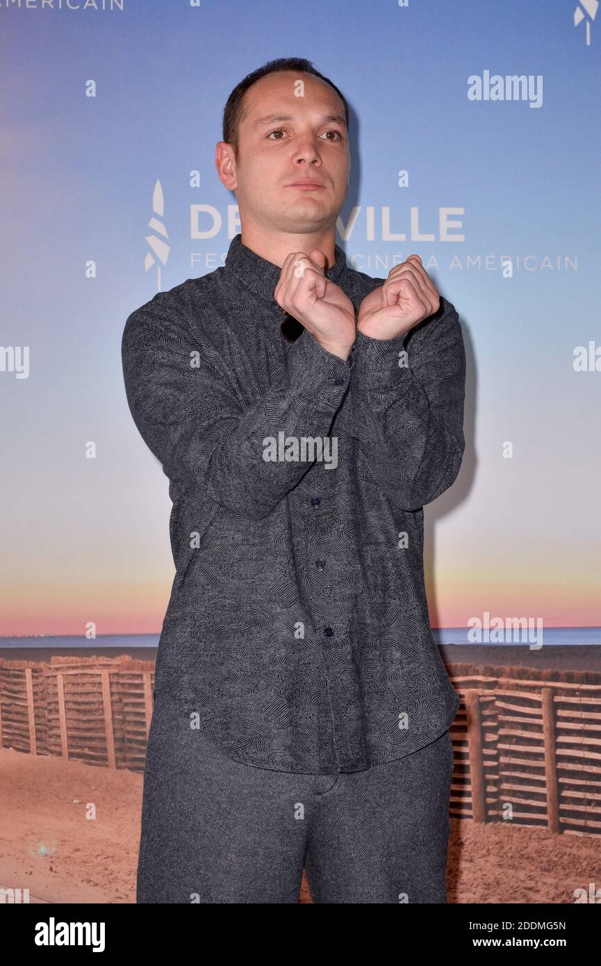 Alexis Manenti attending a photocall for the movie Les Miserables ...