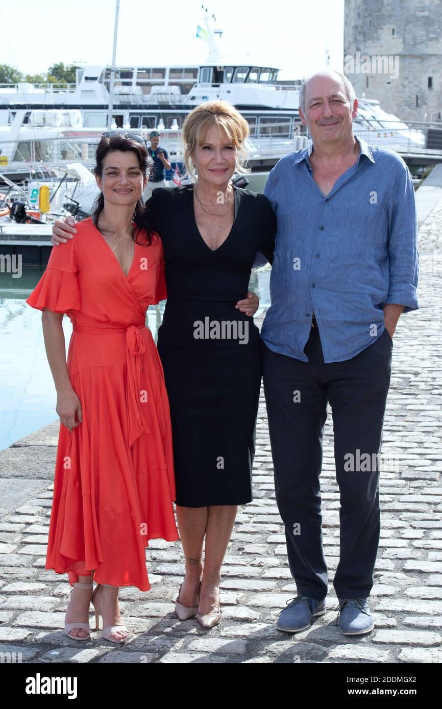 Fanny Gilles, Clementine Celarie and Sam Karmann attending a Photocall as part of the 21st ...