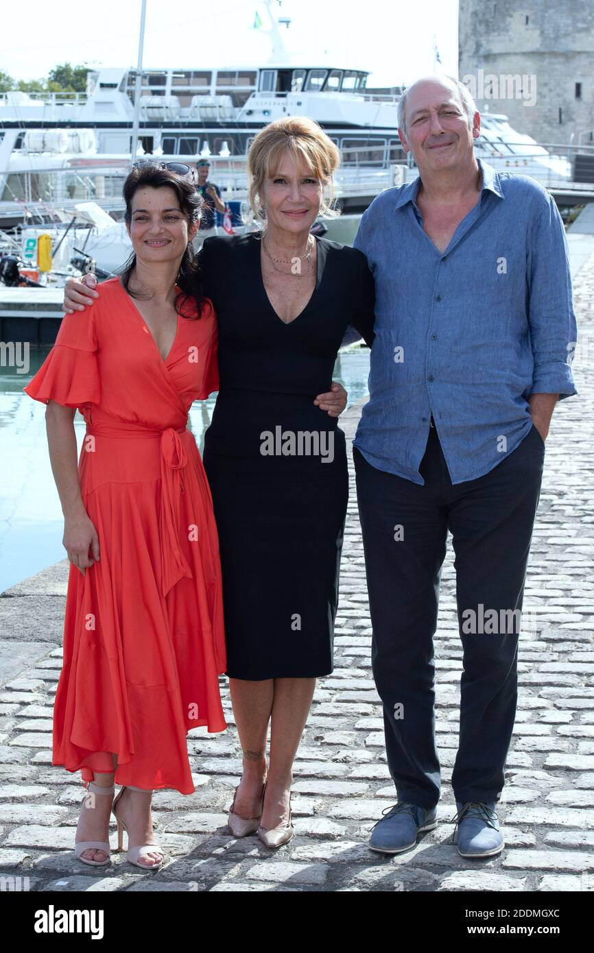 Fanny Gilles, Clementine Celarie and Sam Karmann attending a Photocall as part of the 21st ...
