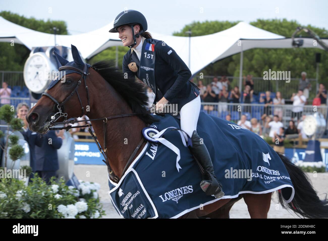 American Rider Jessica Springsteen with her horse RMF Zecilie win the ...