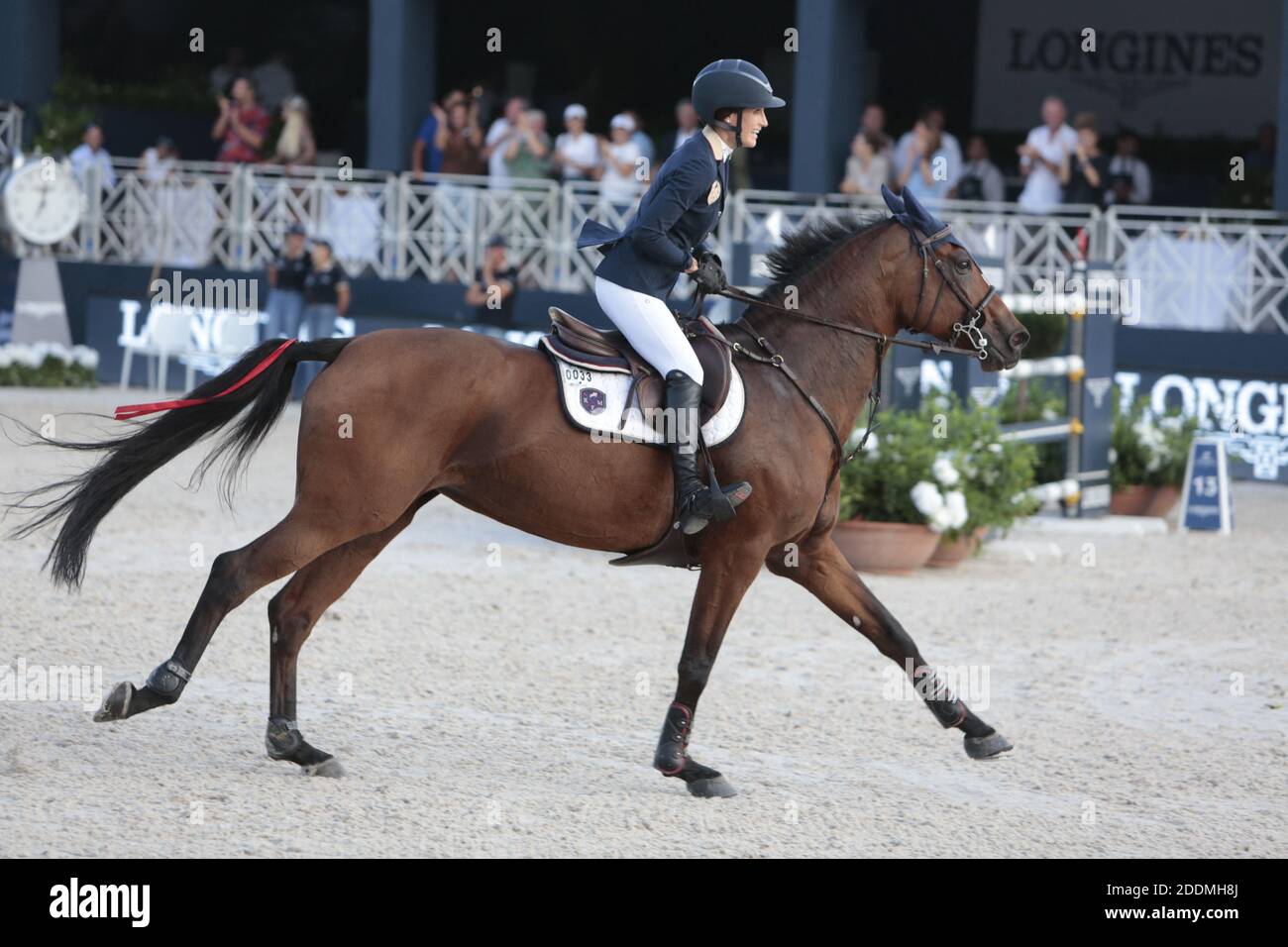 American Rider Jessica Springsteen with her horse RMF Zecilie win the ...