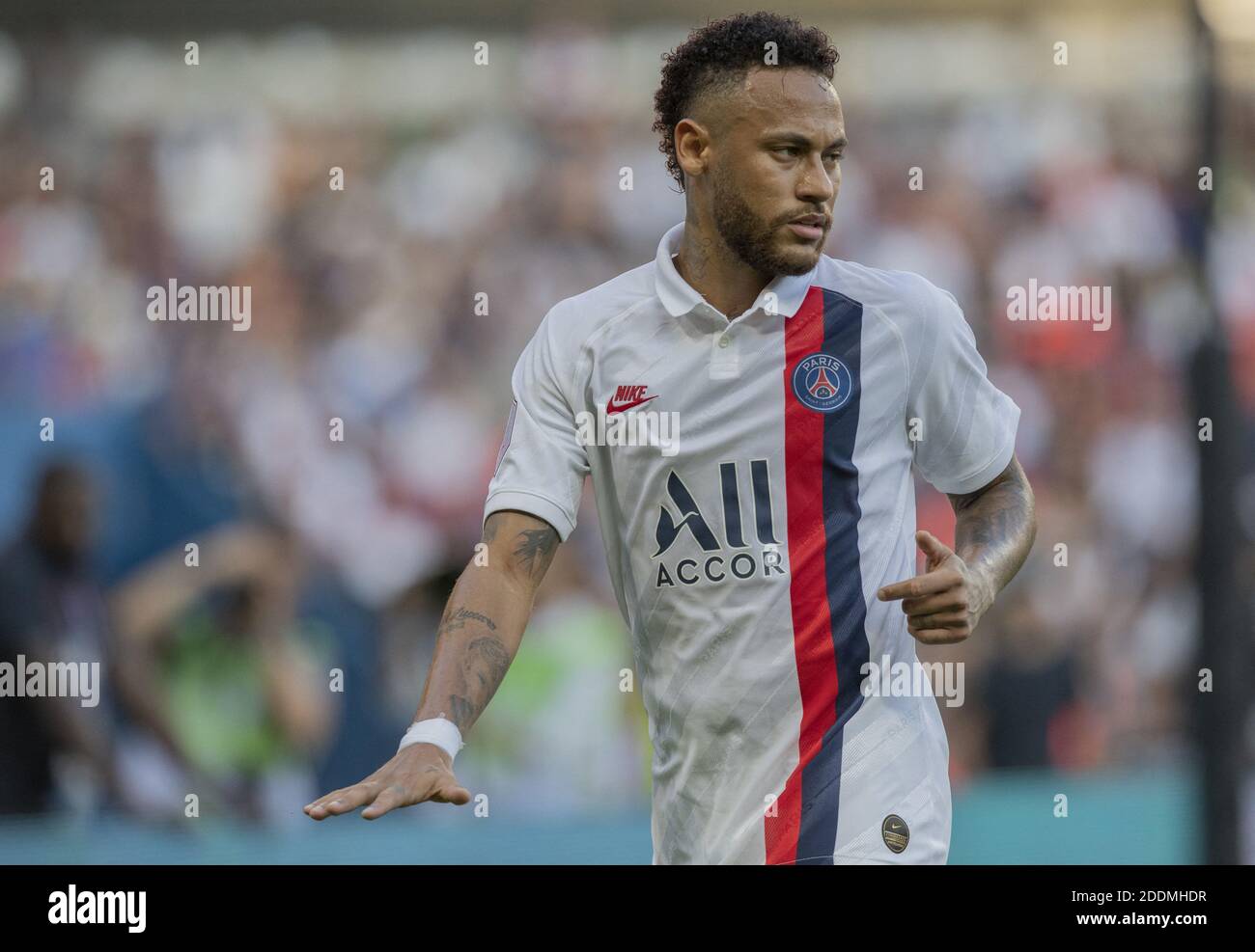 Neymar Jr (PSG) in action during the Ligue 1 Conforama Paris Saint ...