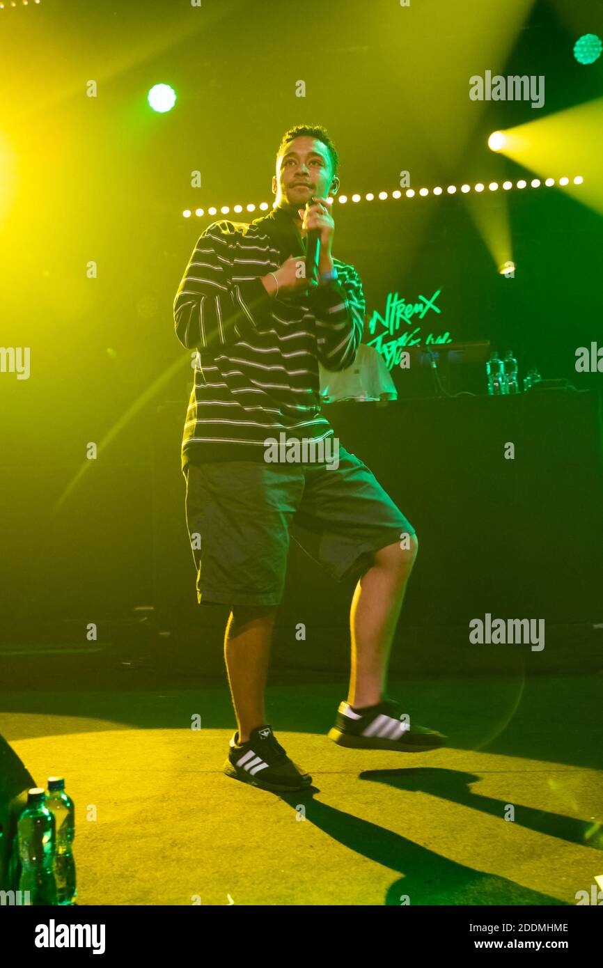 Loyle Carner performing in concert as part of the 53nd Montreux Jazz ...