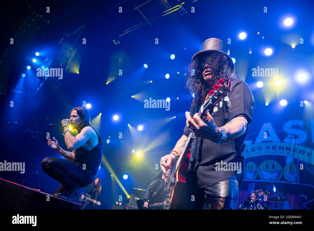 Slash performing in concert as part of the 53nd Montreux Jazz Festival ...