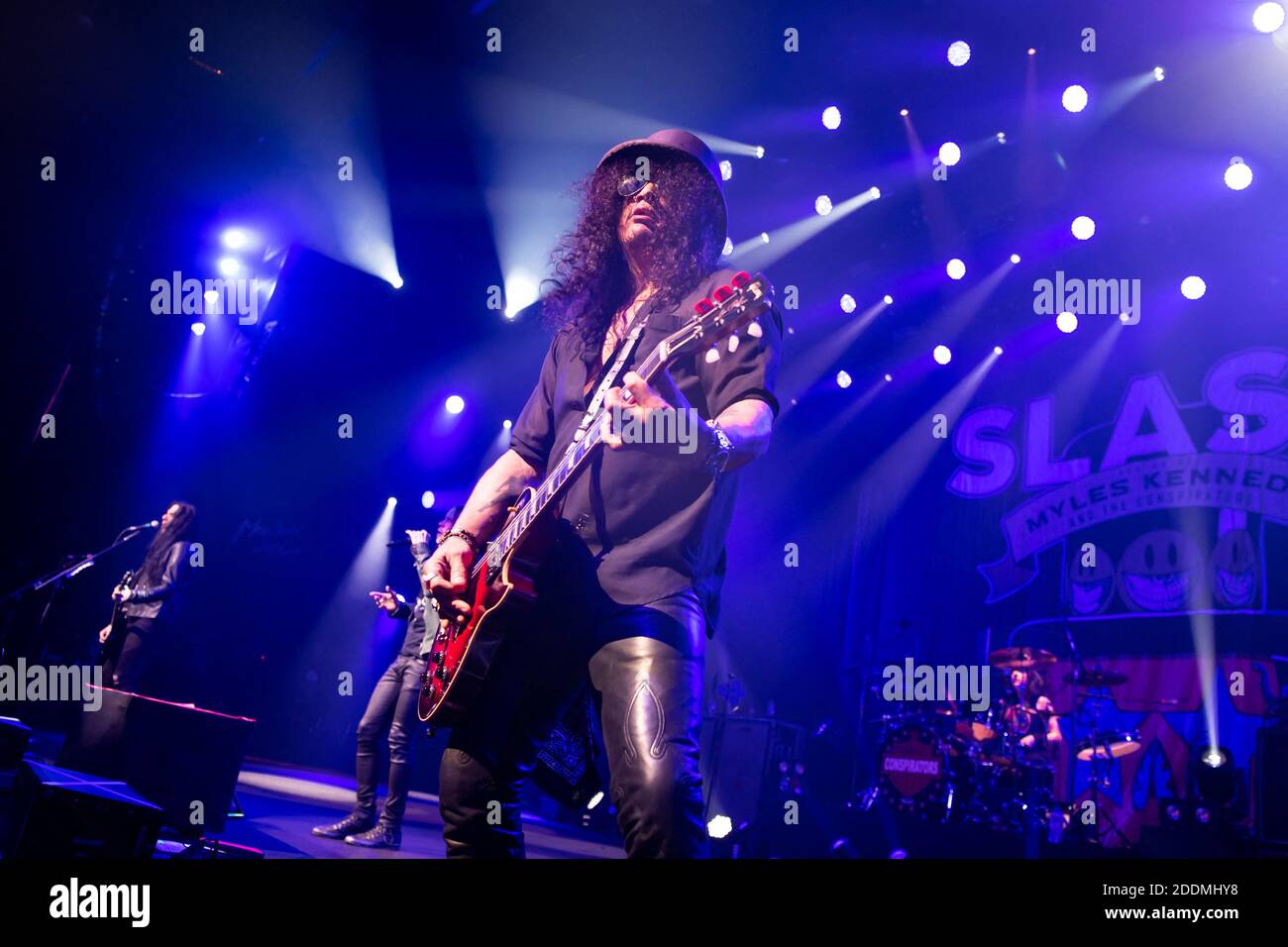 Slash performing in concert as part of the 53nd Montreux Jazz Festival ...
