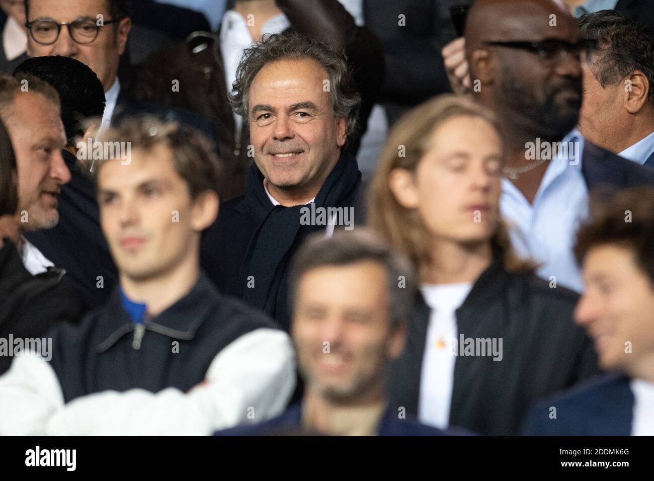 Luc Chatel attends the UEFA Champions League match between Paris Saint ...