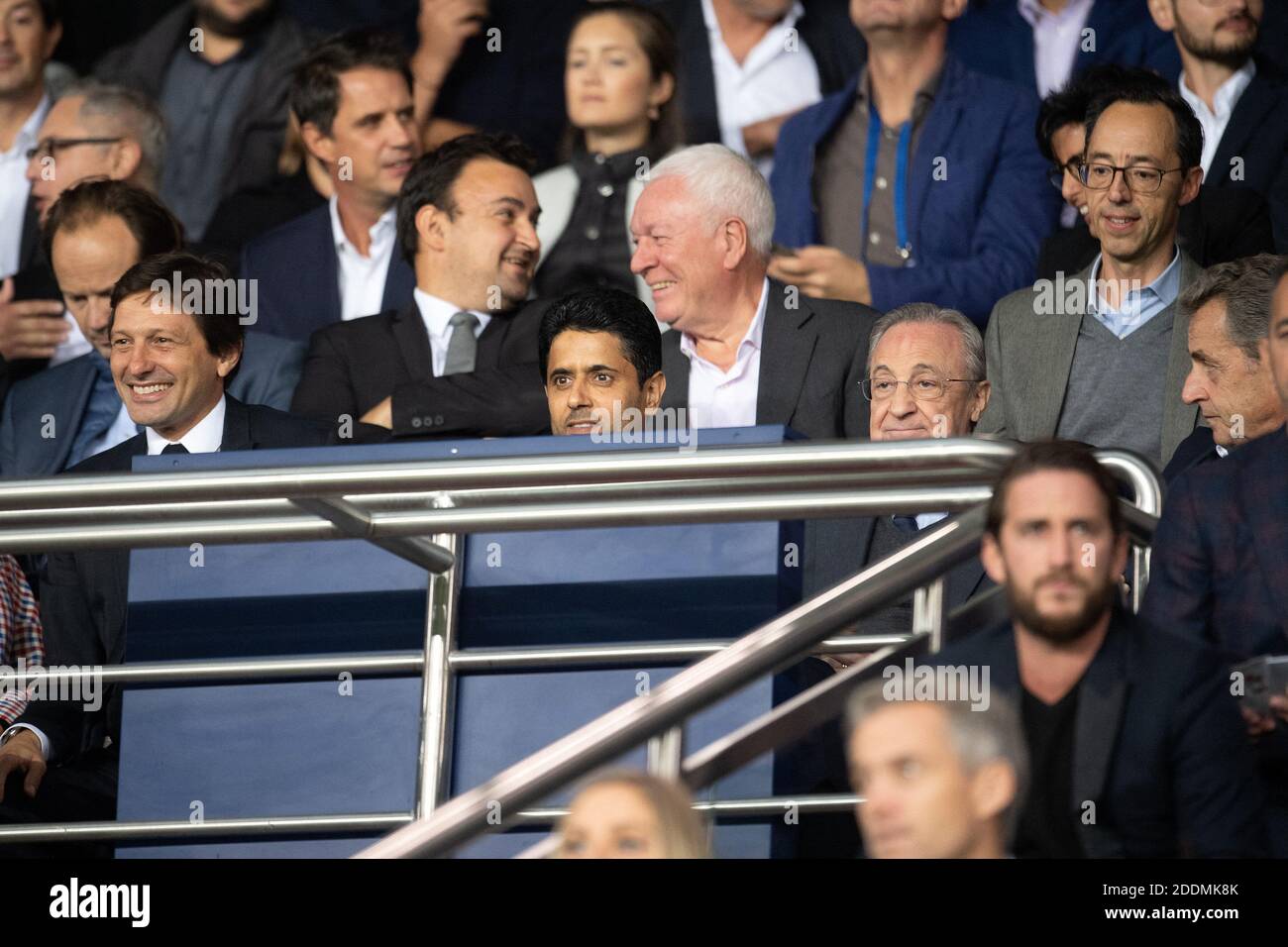 Sporting Director of PSG Leonardo Araujo, President of PSG Nasser Al ...