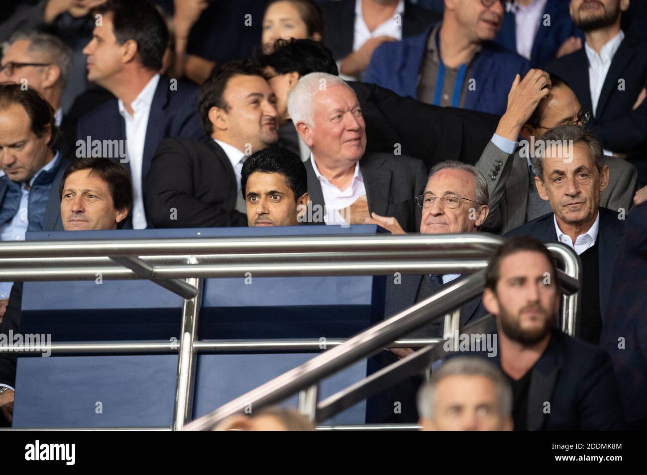 Sporting Director of PSG Leonardo Araujo, President of PSG Nasser Al ...