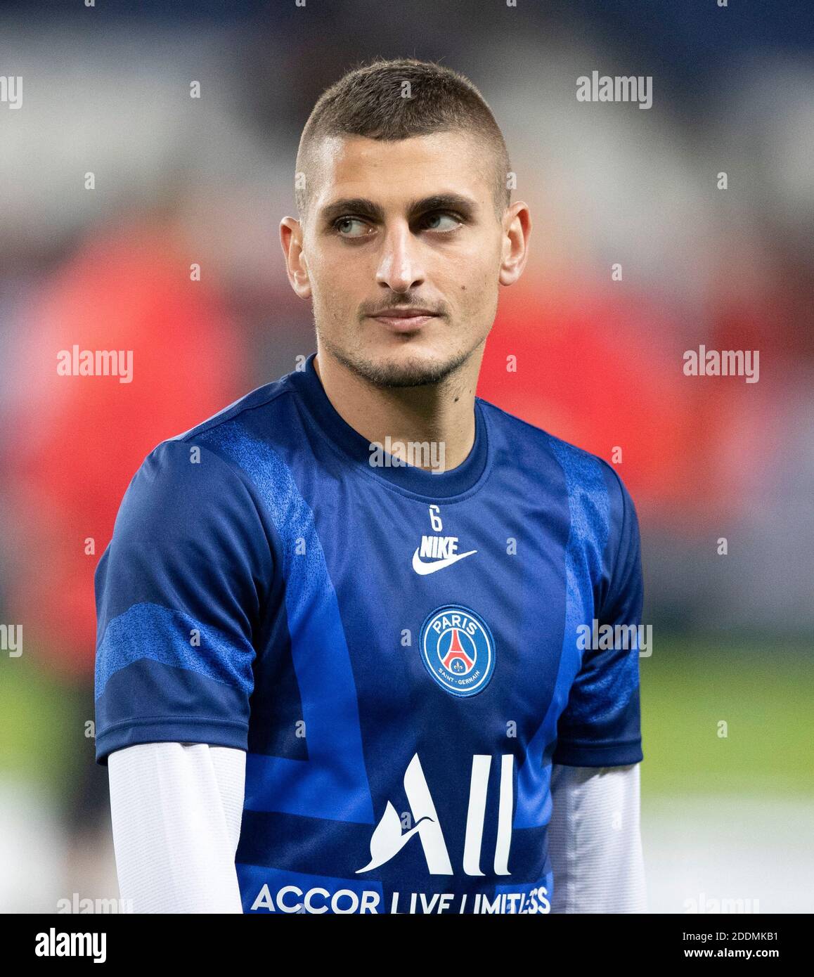 PSG’s Marco verratti during the Champions league Paris Saint-Germain v ...