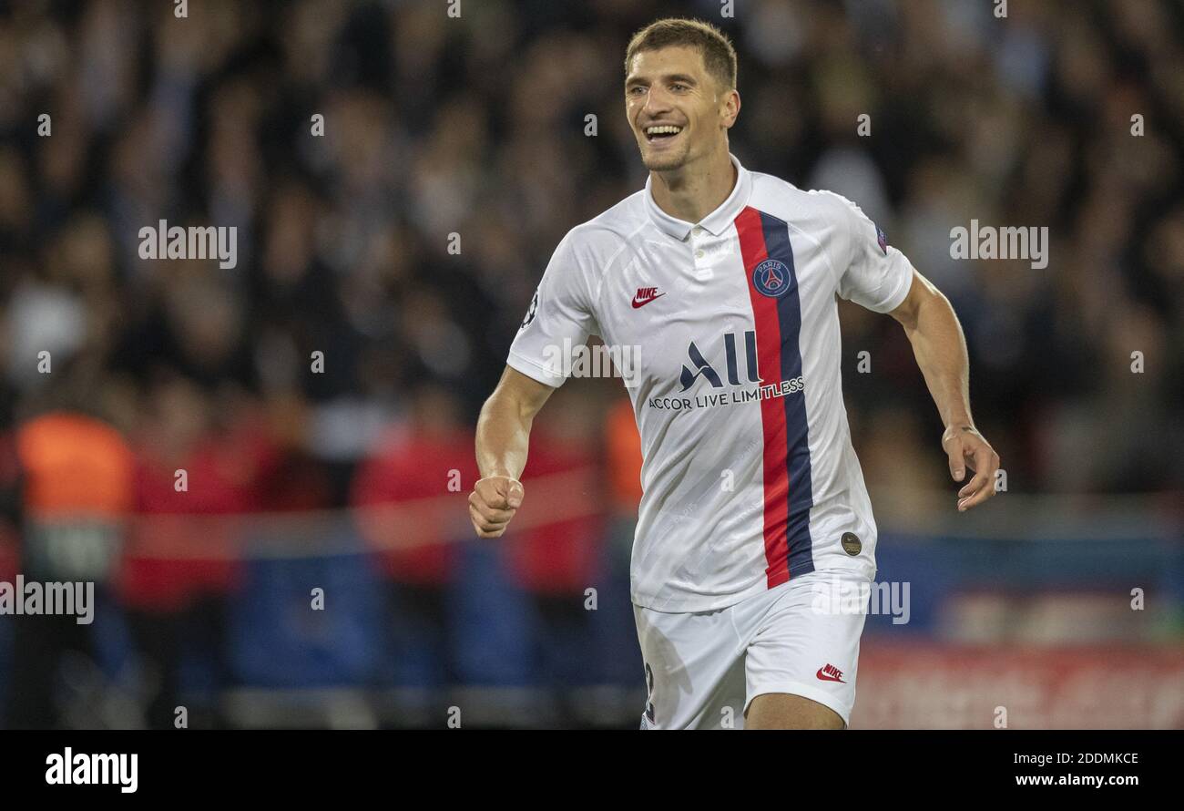 PSG’s Thomas Meunier during the Champions league Paris Saint-Germain v ...