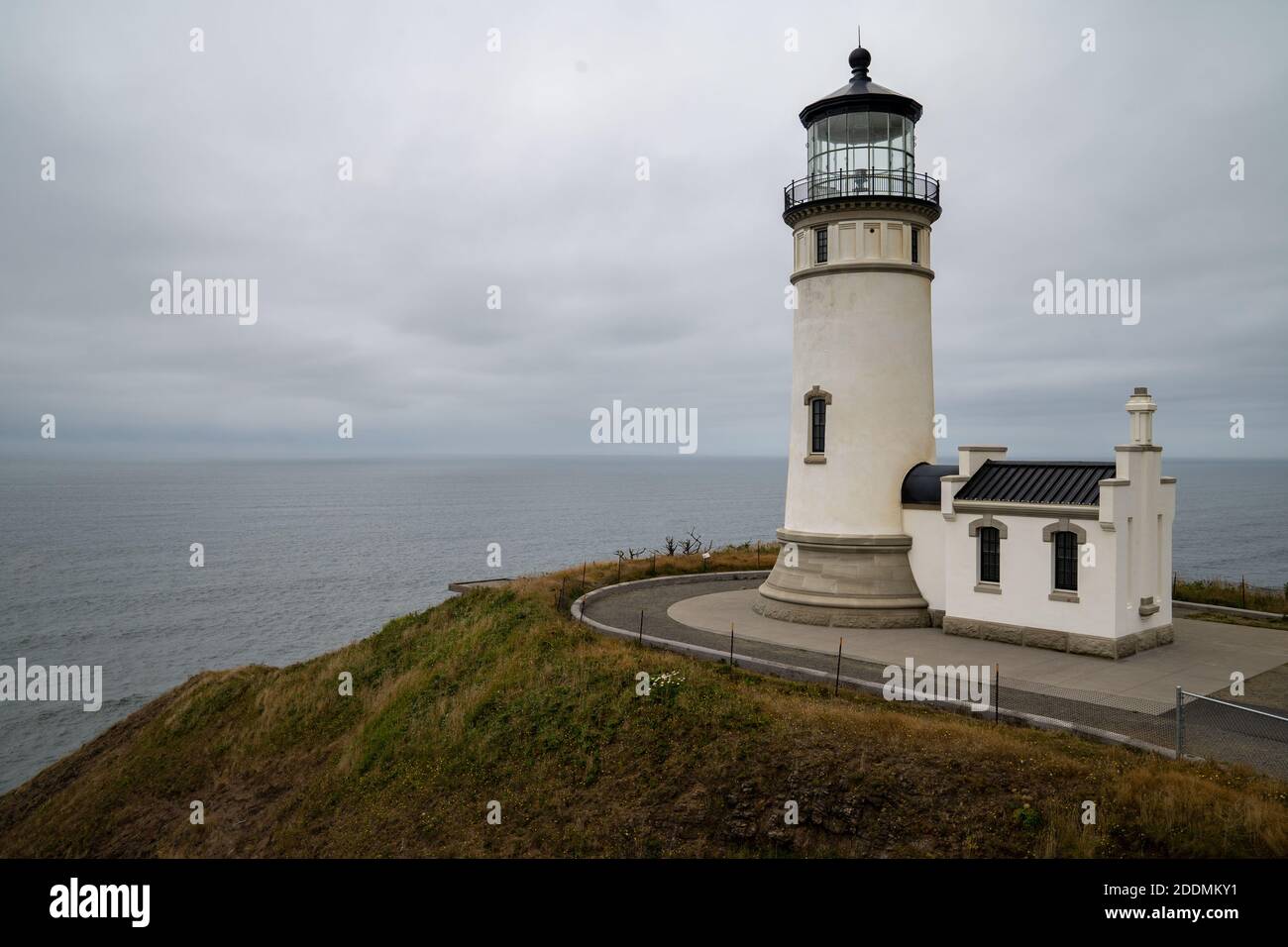 North Head Lighthouse, along the Pacific Ocean in Cape Disappointment ...