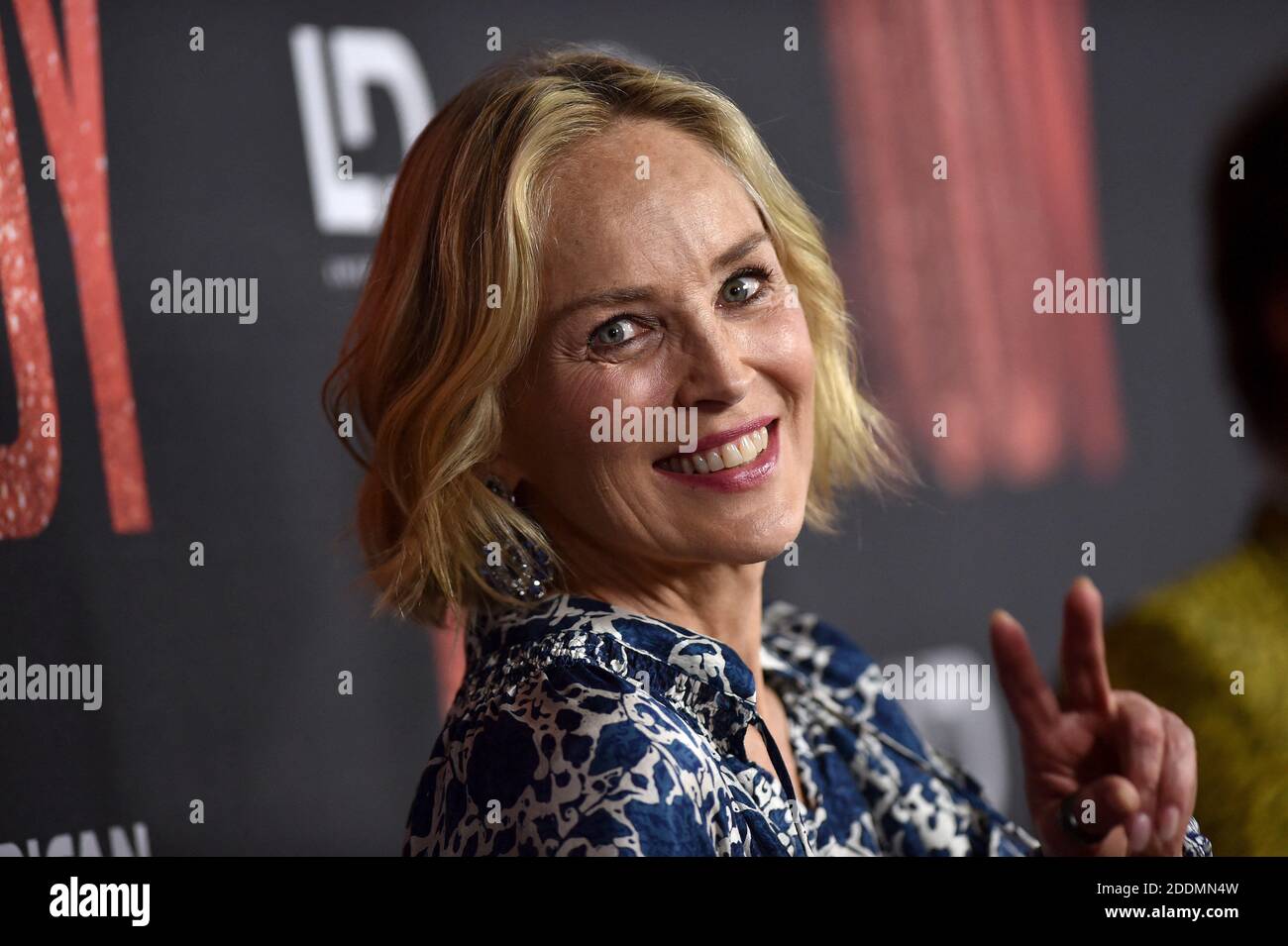 Sharon Stone attends the LA Premiere Of Roadside Attraction's "Judy" at ...