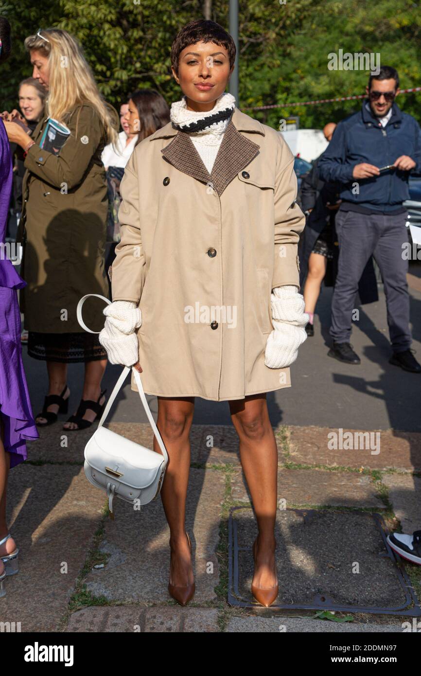 Kat Graham arrives to Tod's fashion show during Milan Fashion Week on ...