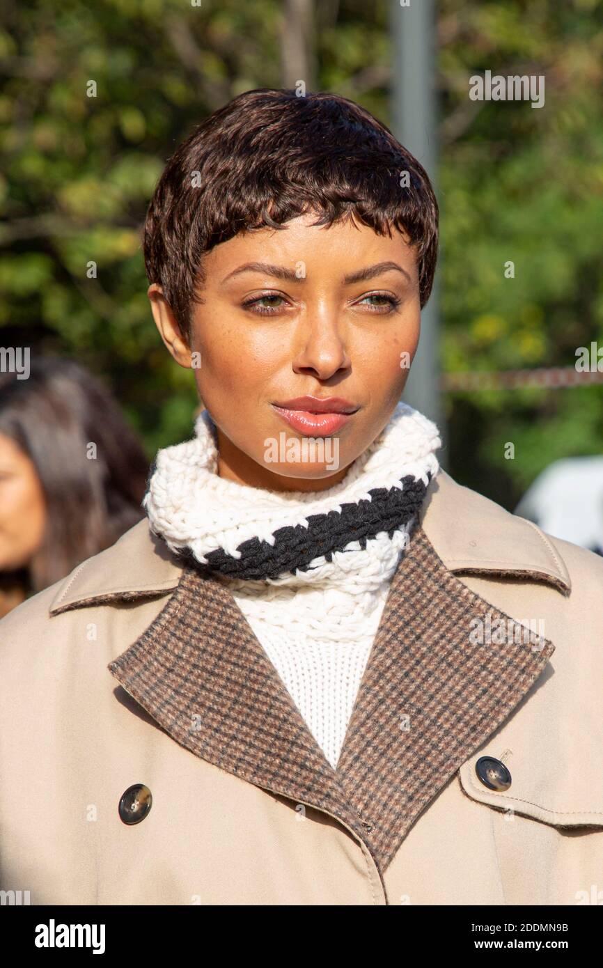 Kat Graham arrives to Tod's fashion show during Milan Fashion Week on ...