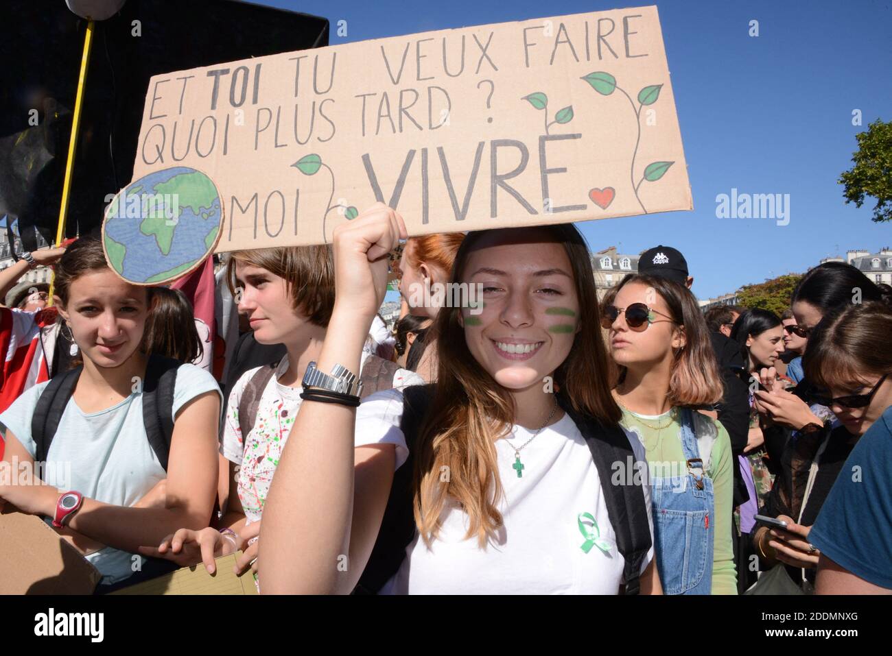 Environmentalists gather during a demonstration to draw the attention ...
