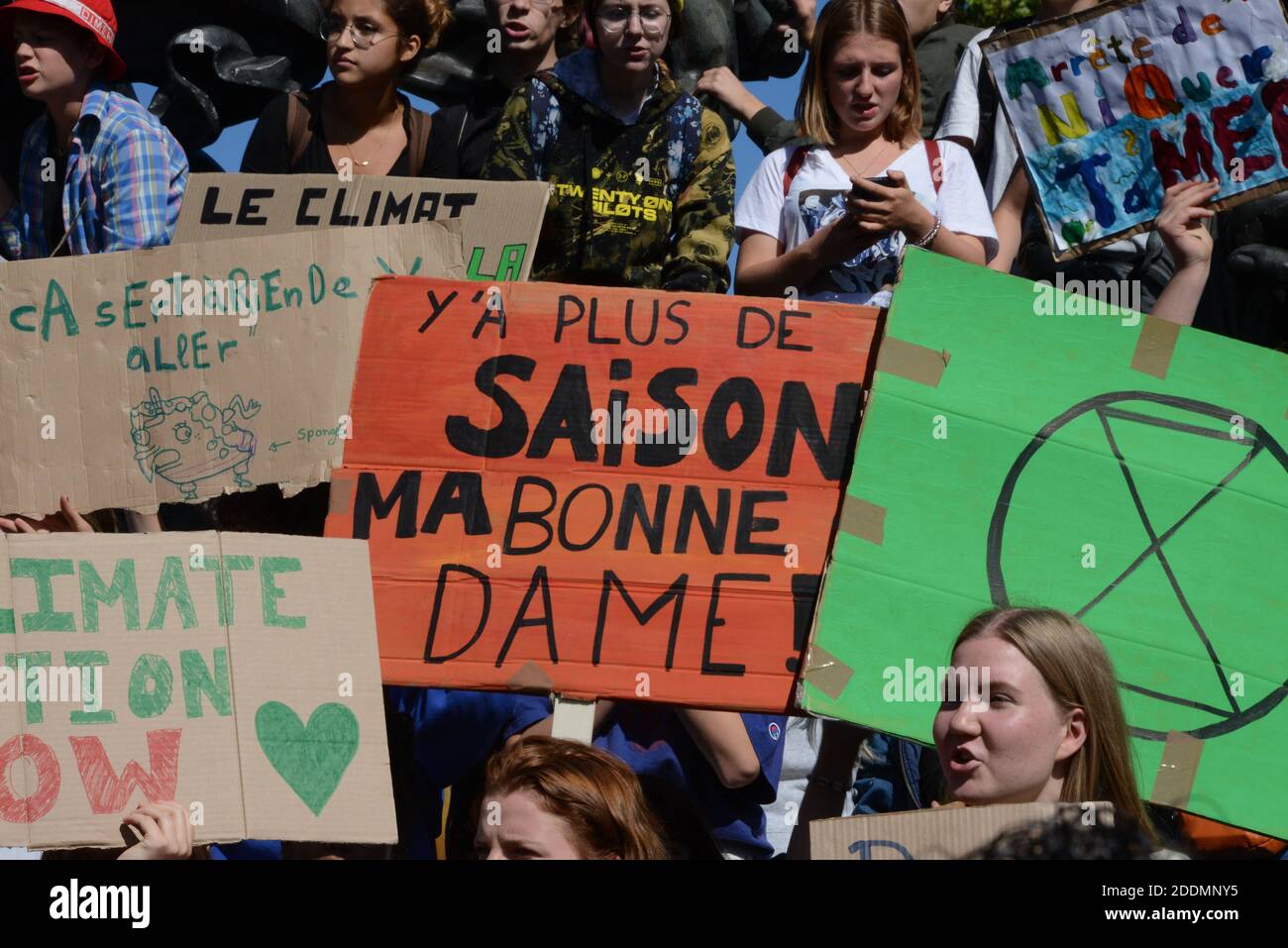 Environmentalists gather during a demonstration to draw the attention ...