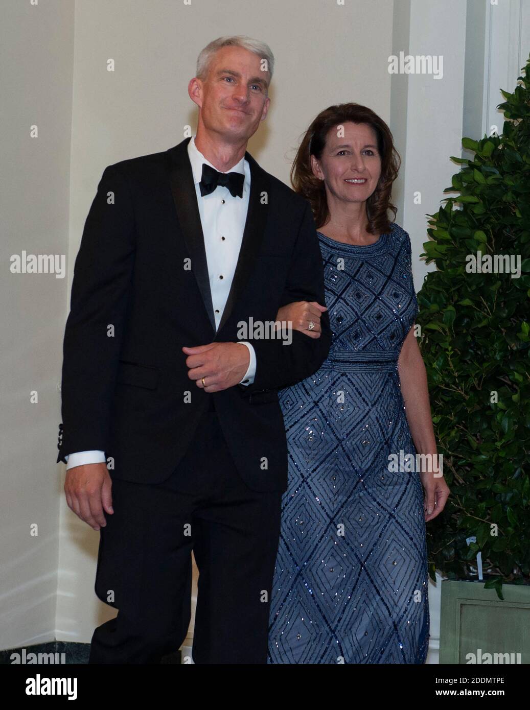 Kathy Warden and Eric Warden arrive for the State Dinner hosted by ...