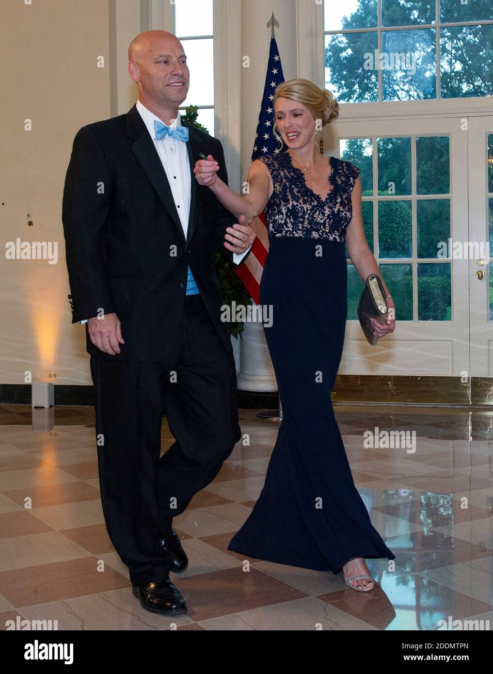 Marc Short and Mrs. Kristen Short arrive for the State Dinner hosted by ...