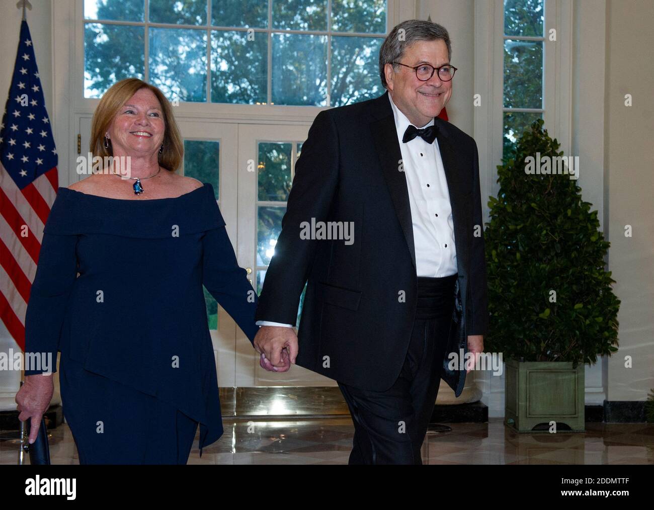 United States Attorney General William P. Barr and Christine Barr ...
