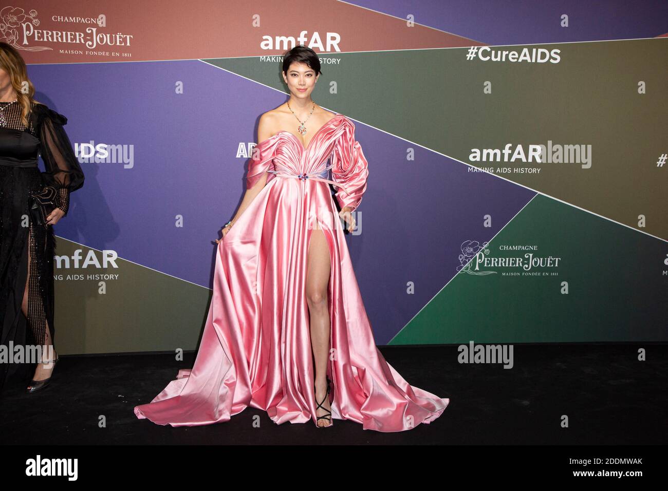Hikari Mori attends the AmFar Gala Nigth during Milan Fashion Week on ...