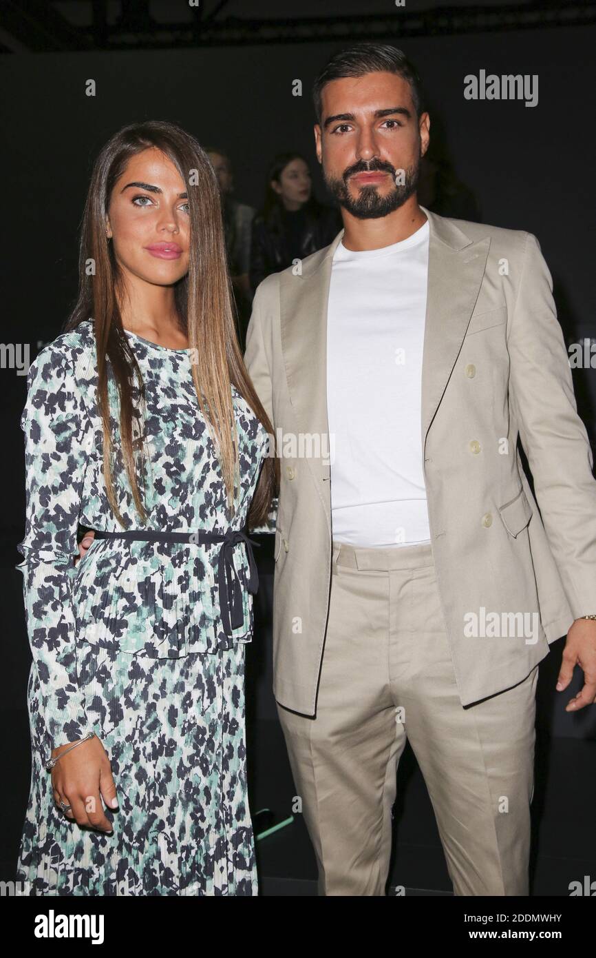 Fabio Colloricchio and Violeta Mangrinan attends the Hugo Boss fashion ...