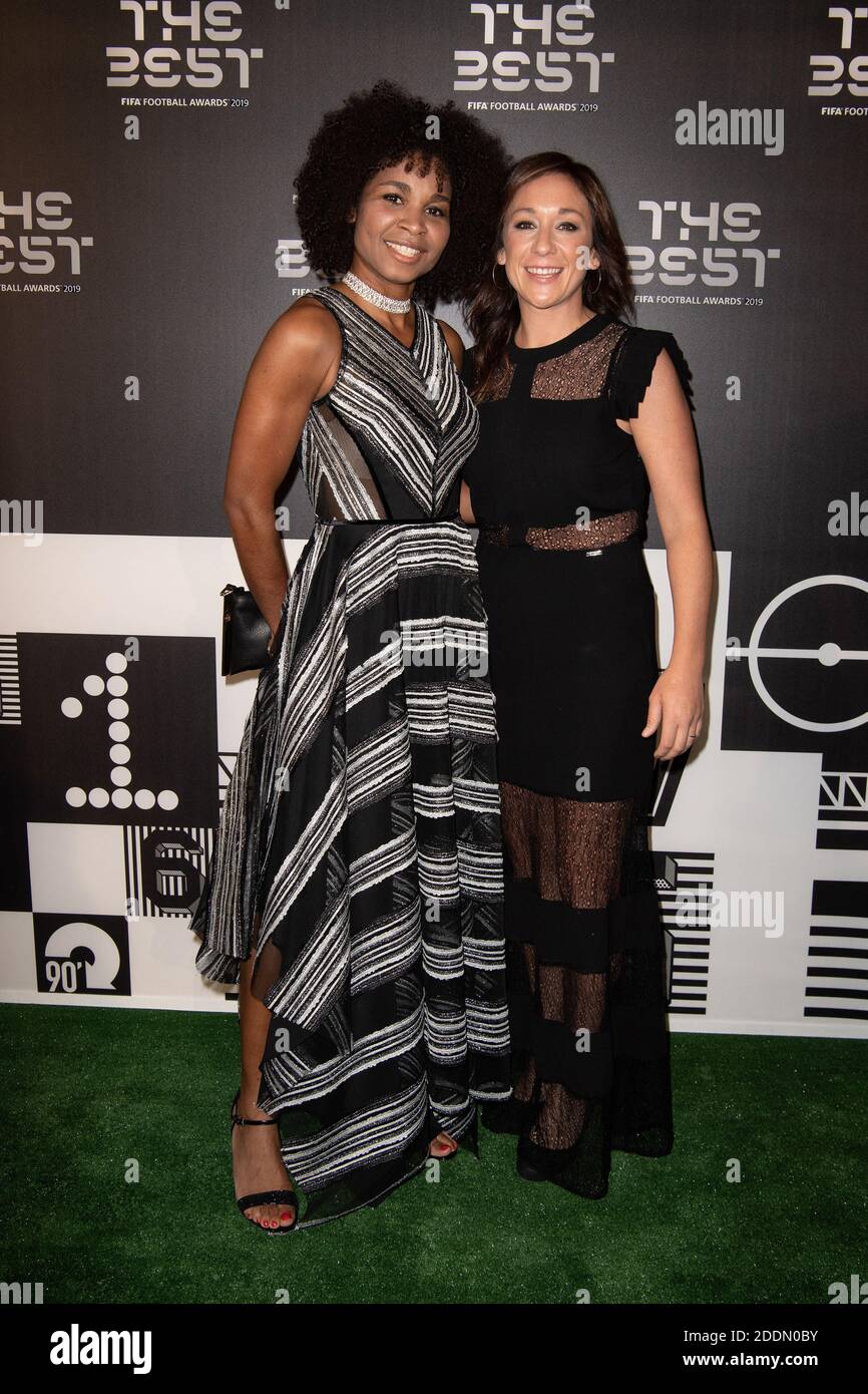 Laura Georges and Nadine Kessler attend the green carpet prior to The ...