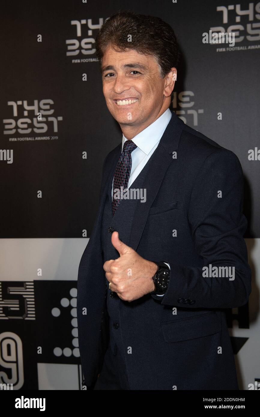 Bebeto attends the green carpet prior to The Best FIFA Football Awards ...