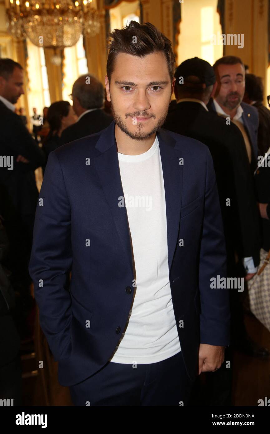 Jeff Panacloc attending the ceremony where Pierre Herme become ...