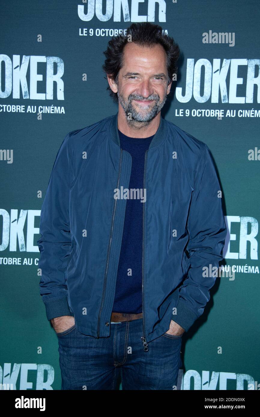 Stephane De Groodt attending the Joker Premiere at the UGC Normandie in ...