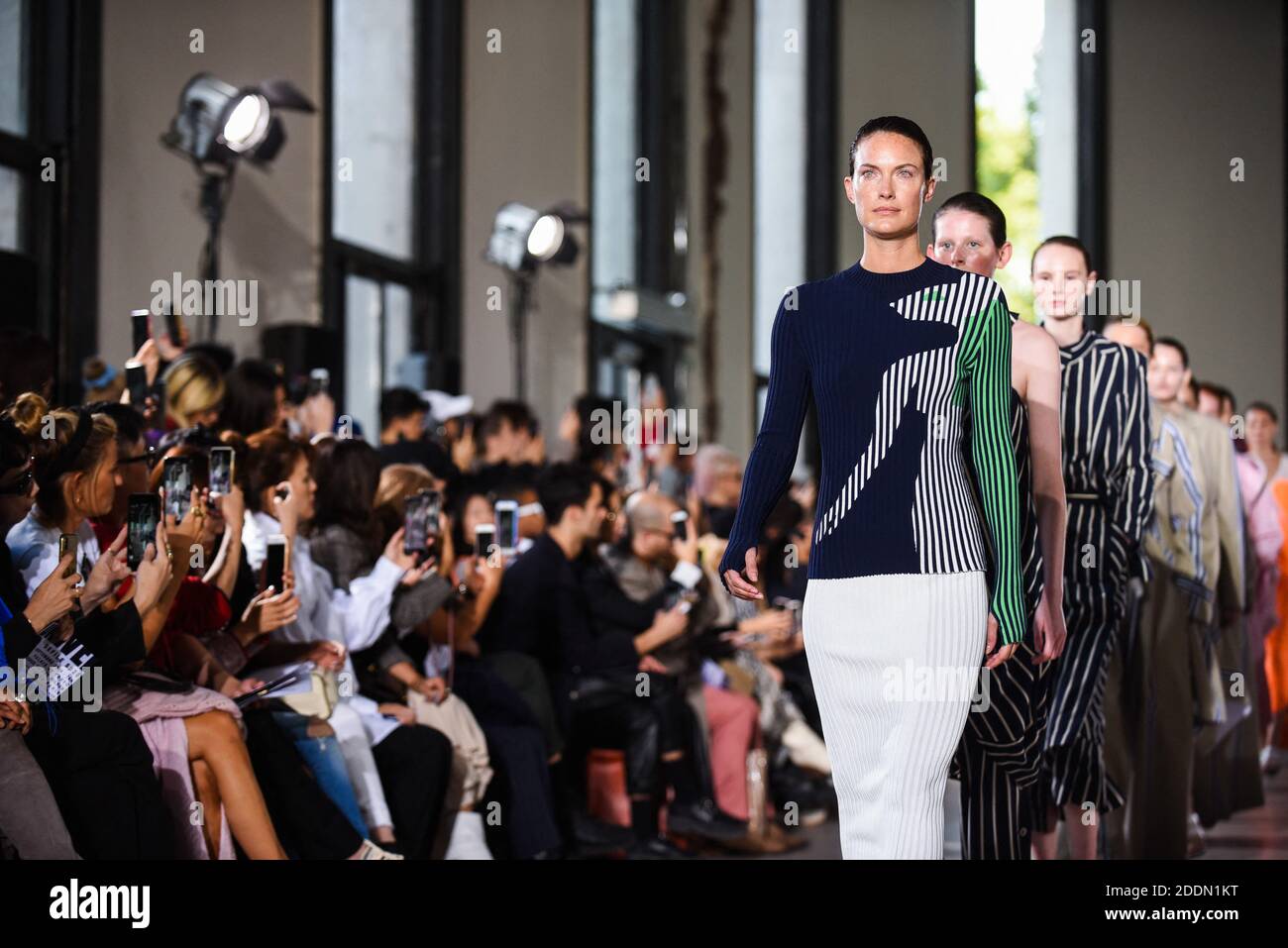 Models walk the runway during the Dawei Womenswear Spring/summer 2020 ...