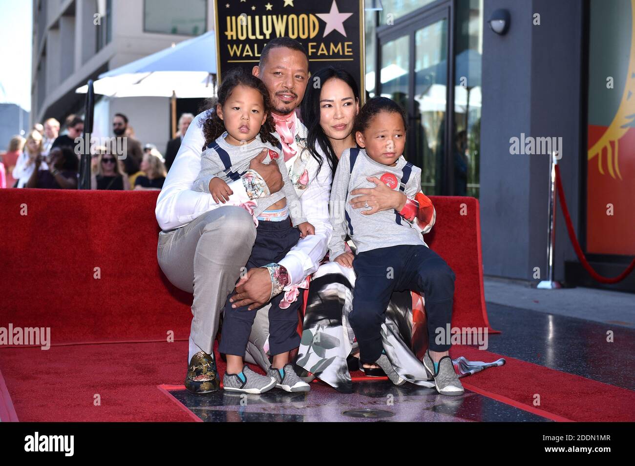 Miranda Pak attends the ceremony honoring Terrence Howard with a star ...